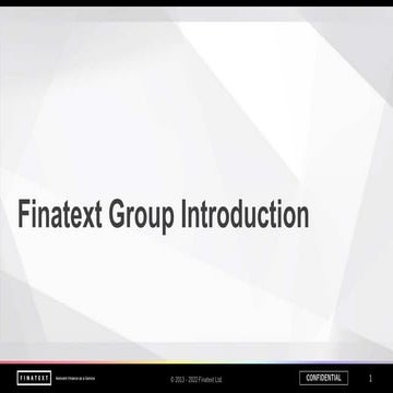 Finatext Ltd. - Insurtech Innovation Award 2023 | PPTX