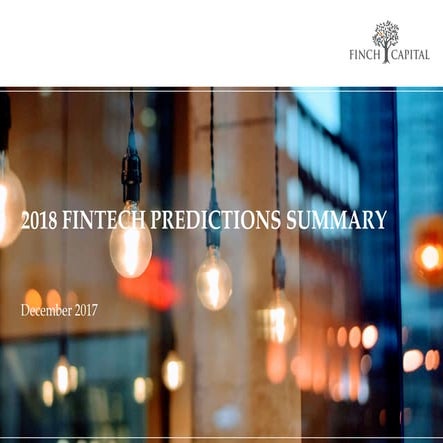 Finch Capital predictions 2018 - Summary | PDF