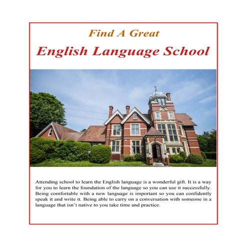 English speaking centre | PPTX