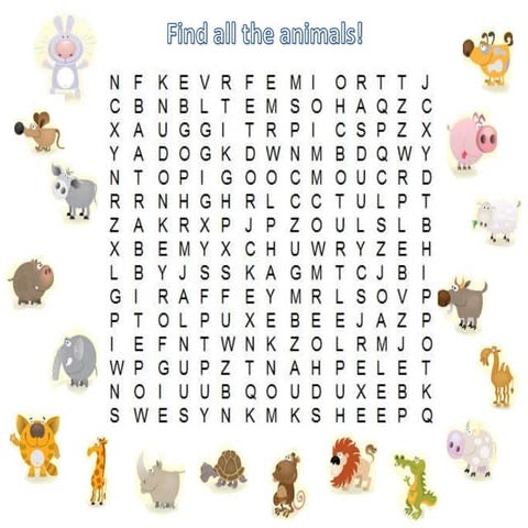 Find all the animals! | PPT