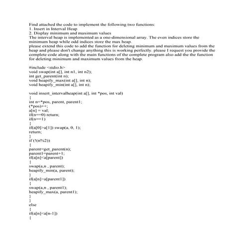 Find Attached The Code To Implement The Following Two Functions 1 Inpdf 0466