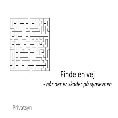 Finde en vej | PPT