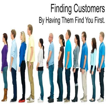 Finding Customers - Dave Conklin | PPTX