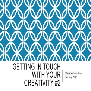 Finding your creative side #2 | PPT
