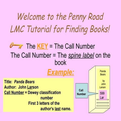 Finding books tutorial.post