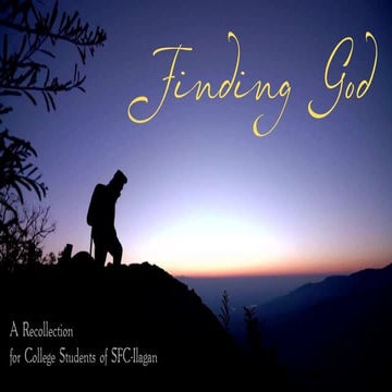 Finding God - Recollection for Students.pptx
