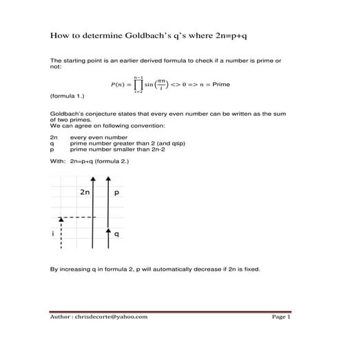 How to find the primes that are part of Goldbach | PDF