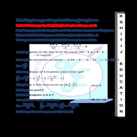 Finding image of a point through a plane | PDF