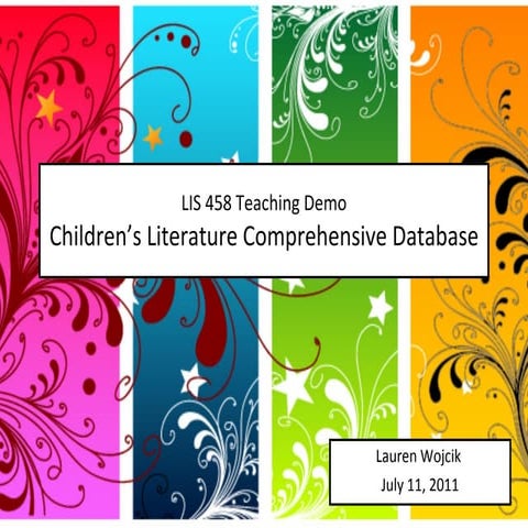Teaching Children's Literature | PPTX