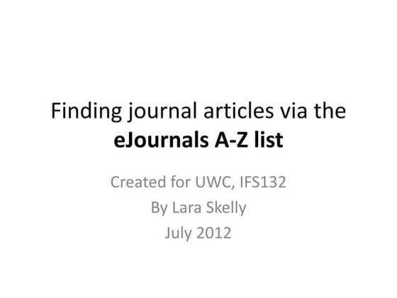 First Year Nursing Instruction | PPT