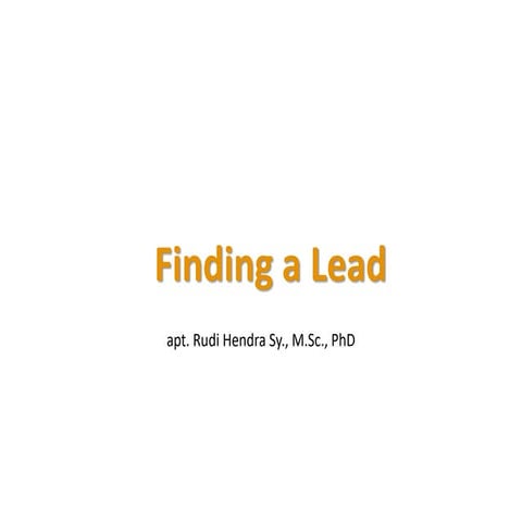 Finding lead.ppt