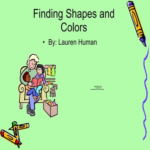 Finding shapes and colors edct203 ppt | PPT