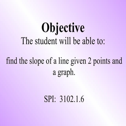 Slope of a Line | PPT