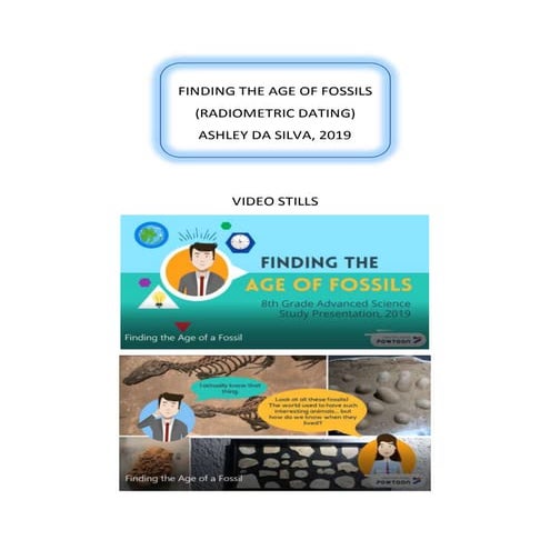 Finding the Age of Fossils | DOCX | Geology | Science