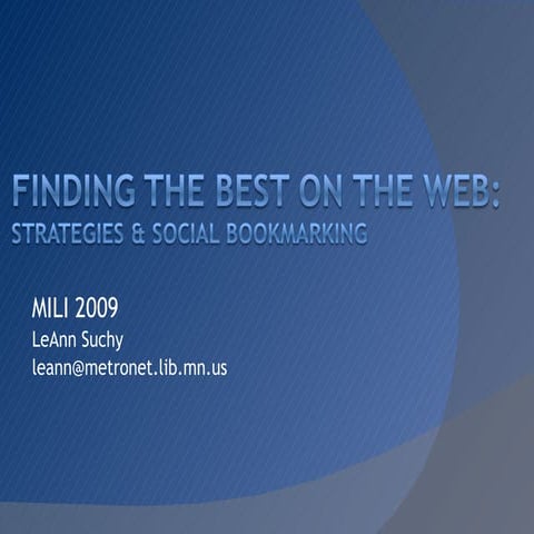 Finding The Best | PPT | Search | Internet