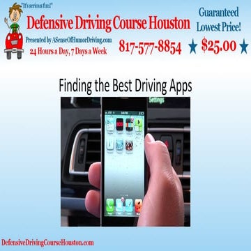 Finding the best driving apps | PPT