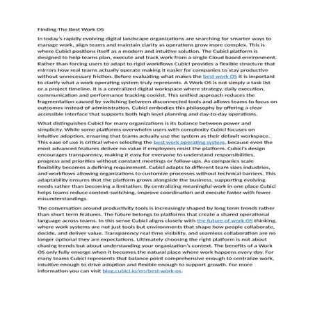 Finding The Best Work OS. 2026.docx................ | DOCX