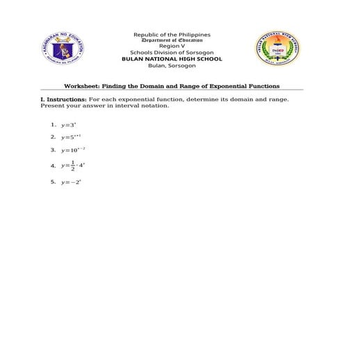 Finding the Domain and Range of Exponential Functions.docx