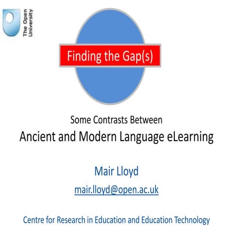 Finding the gaps | PPT