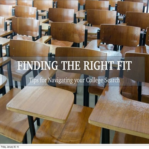 Finding the right fit | PPT