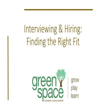 Finding the Right Fit | PPTX | Resume Writing and Advice | Job Search
