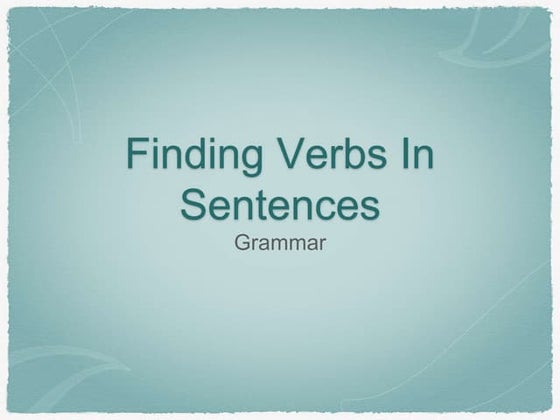 Finding subjects 2 handout | PDF