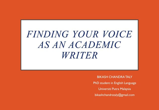 Reflective writing | PPTX