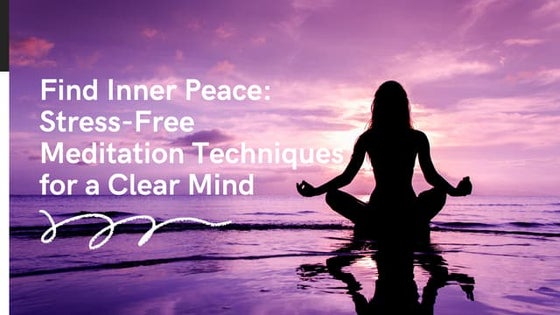 How to Reduce Stress with Mindfulness Techniques ppt.pptx | Mental ...