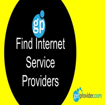Find Internet Service Providers | GetProvider.com | Internet Service ...