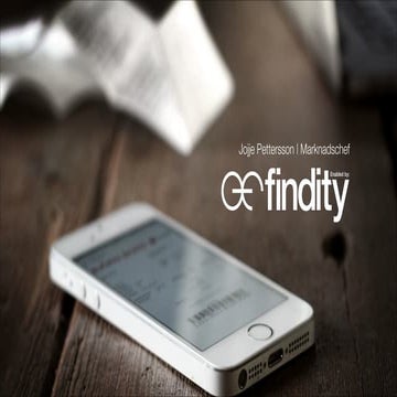 Findity Presentation 21 feb 2014 | PDF | Business | Business and Finance