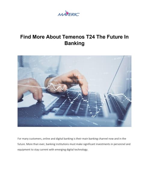 T24 Core Banking: Benefits | PPTX