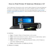 How to Find Printer IP Address Windows 10 | Install Solutions