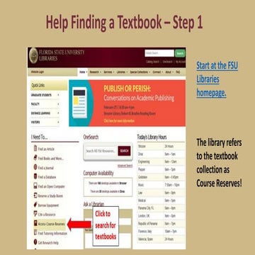 Find Textbooks | PPT