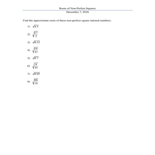 Find the approximate roots | PDF | Physics | Science