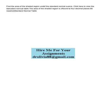 Find the area of the shaded region undef the standard normal.pdf