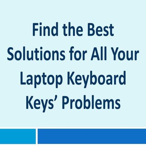 Laptop Keyboard: Types, Features & Uses" | PPTX