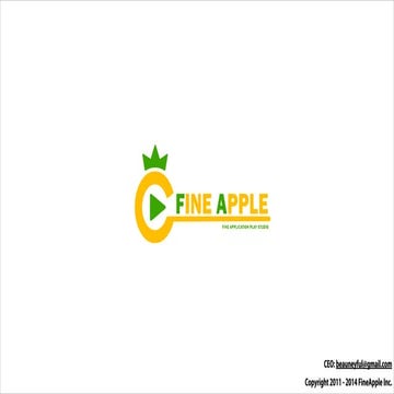 FINE APPLE Slide Share | PDF