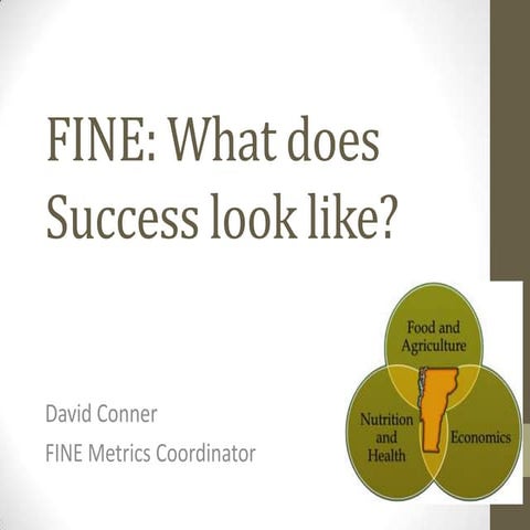 What does success look like? | PPTX