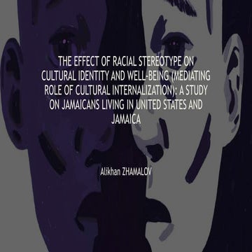The effect of racial stereotypes on cultural identity | PPTX