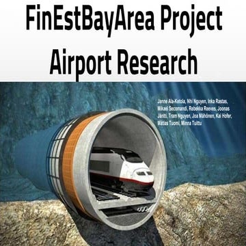 Finest Bay Area - Railway tunnel between Finland and Estonia Study Case ...
