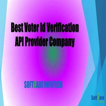 Finest Voter ID Verification API Service Provider.pptx