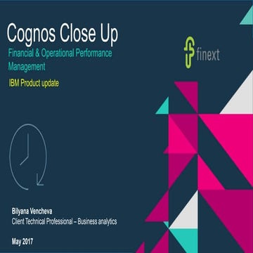 Finext cognos update - ibm | PPTX