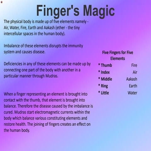 Finger mudras | PPTX