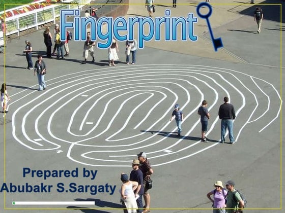 Fingerprint Classification - Arch Patterns | PPT