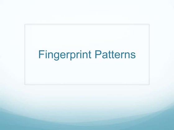 8 Fingerprint Patterns.docx