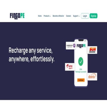 DTH recharge API and benifits of fingope DTH recharge with their products | PPTX