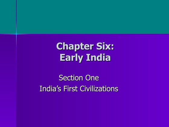Indian civilization | PPT