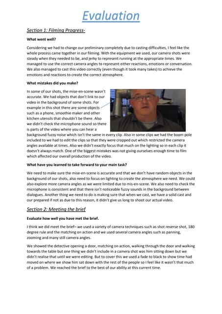 Script for Preliminary Task (Final Draft) - The Break Up | PDF