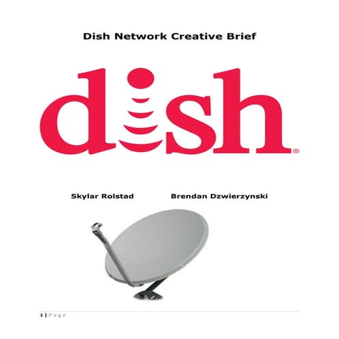 Dish Network Creative Brief | PDF | Home Entertainment Systems ...