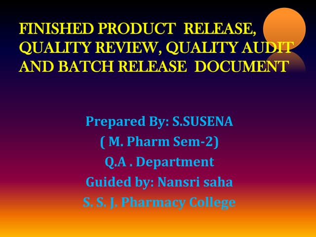 Batch Review And Batch Release.pptx